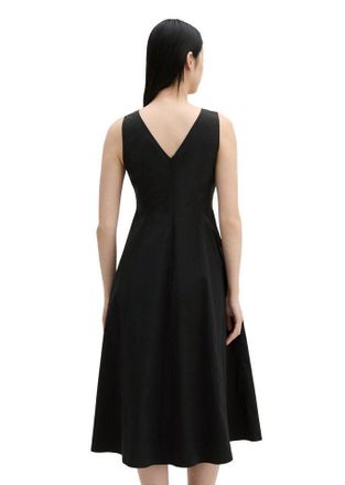 Marc O'Polo Sommerkleid mit ausgestelltem Rock aus Popeline-Stretch