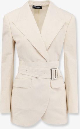 Dolce & Gabbana Taormina rustic canvas blazer - DOLCE & GABBANA - gender_Woman
