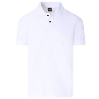 Boss Orange by Hugo Boss BOSS Prime Polohemd, Wei&szlig;