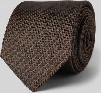 Olymp Seidenkrawatte mit r&uuml;ckseitigem Label-Detail