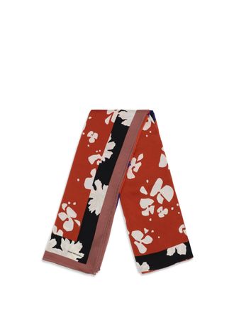 Dries Van Noten Mens Scarf Printed Viscose Multicolour Scarfs