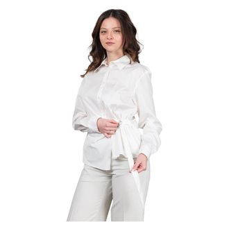 Manuel Ritz Femme, Blouses et Chemises, Blanc, Taille: 38 FR Chemises