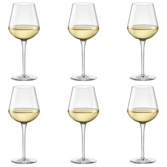 Bormioli Rocco Inalto UNO Wei&szlig;weingl&auml;ser - 380ml - Pack Von 6
