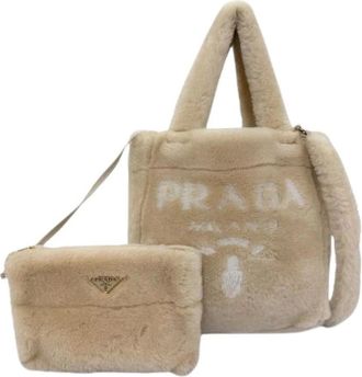Prada Damen, Pre-Owned, Beige, ONE SIZEGr&ouml;&szlig;e