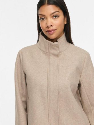 Vila Kurzjacke VICLAUDIA L/S HIGH NECK SHORT JKT- NOOS Kunstfaser