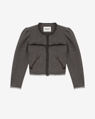 Isabel Marant Veste Delphina - Femme - Anthracite - Taille36 - Marant &Eacute;toile