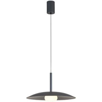 Mantra Suspension, Suspension réglable led ronde ø46 cm Lidia Gris en Metal Mantra