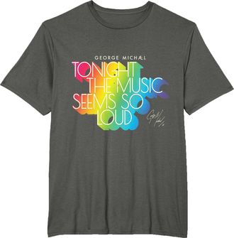 George Michael Heute Abend der Regenbogen Retro-Regenbogen T-Shirt