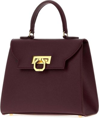 Carbotti Loren Top Handle Bag - Burgundy