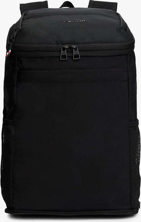 Tommy Hilfiger Sac à dos repliable en tissu à logo - Noir