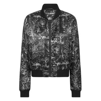 Plein Sport Femme, Vestes, Noir, Taille: 36 FR Bomber