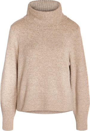 Noisy May Noisy may Basic Strickpullover Rollkragen Loose Fit Langarm Shirt Rippb&uuml;ndchen Sweater Oberteil NMFRIVA