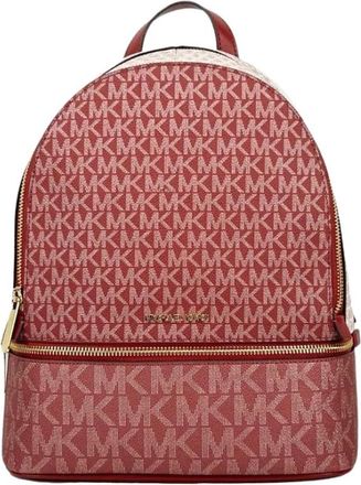 Michael Kors Signature Logo Rucksack - - Bags - Damen - Rot - ONE SIZE