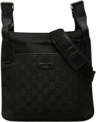 Gucci Sac bandouli&egrave;re vintage doccasion - Femme - Pre-owned - Noir - Taille: ONE Size