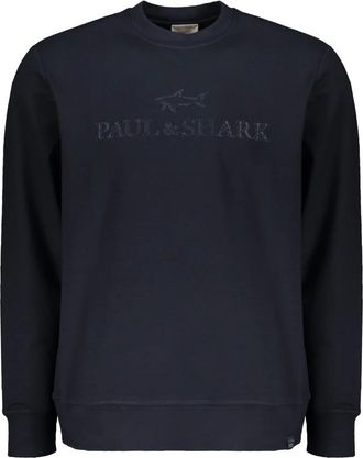 Paul & Shark Homme, Sweatshirts et sweats &agrave; capuche, Bleu, Taille: 2XL SweaT-shirt Doux &agrave; Col Rond