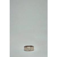 Werkstatt M&uuml;nchen Ring Rough Hammered Silver