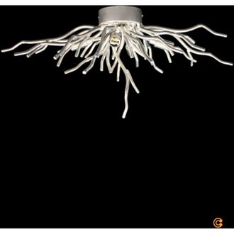 Paul Neuhaus [GEBRAUCHT] B-Ware Paul Neuhaus Deckenleuchte Lampe Icicle Glasbehang 4 Fl Silber Beleuchtung