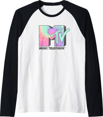 Giesswein Klassisches Neon Tie-Dye Logo Raglan