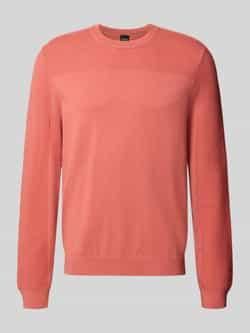 HUGO BOSS Regular Fit Pullover mit Logo-Schriftzug