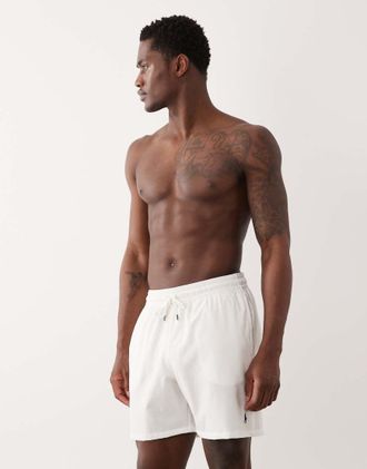 Polo Ralph Lauren Traveler - Badehose in Wei&szlig;-Bunt