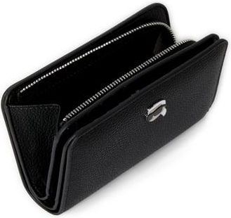 Karl Lagerfeld Portefeuille Ikon grain&eacute;