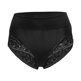 Wolford Jolie Culotte Taille Haute en Dentelle - Femme - Sous-v&ecirc;tements - Noir - Taille: 36 FR