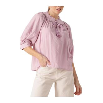 Lollys Laundry Damen, Blusen & Hemden, Rosa, LGr&ouml;&szlig;e