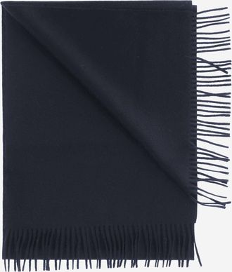 Saint Laurent Cashmere Scarf - Navy