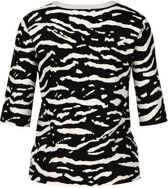 Marc Cain 3/4-Arm-Shirt Tiger Mania Premium Damenmode
