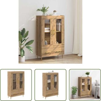 vidaXL Armoire moderne - Haut Armoire avec tiroir Ch&ecirc;ne artisanal 69,5 x 31 x 115 cm