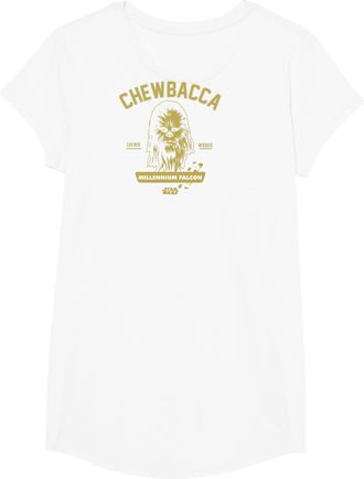 Star Wars Chewbacca Face Flock T-Shirt