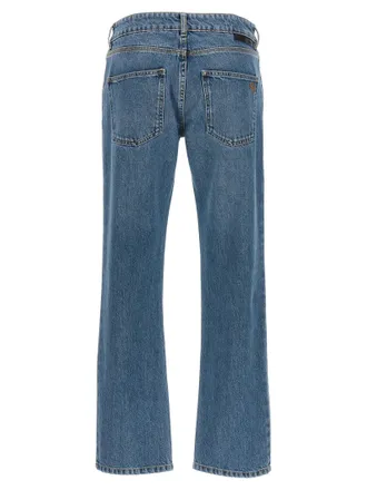 Stella McCartney Womens Blue Cotton Cropped Jeans Clothing