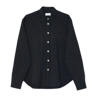 Soulland Albert L/S Shirt - - Blouses & Shirts - Damen - Schwarzk - L/XL