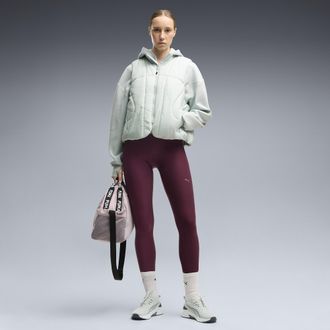 Puma Legging taille haute CLOUDSPUN Femme, V&ecirc;tements, Rouge, XXS