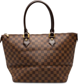 Louis Vuitton Coated CCanvas Damier Ebene Saleya MM