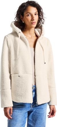 Street One Teddyjacke mit Kapuzen pastel sand 46