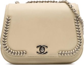Chanel Hobo Bags - Small Calfskin Braided Chic Flap - Gr. unisize - in Weiß - für Damen