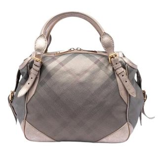Burberry Sac &agrave; main vintage en toile Pre-owned - Femme - Pre-owned - Gris - Taille: ONE Size