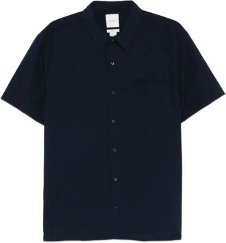 Calvin Klein Homme, Chemises, Bleu, Taille: XL Solid Seersucker Classic Shirt
