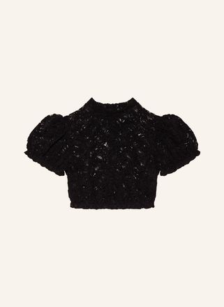 Kinga Mathe Kinga Mathe Dirndlbluse Pina Aus Lochspitze schwarz