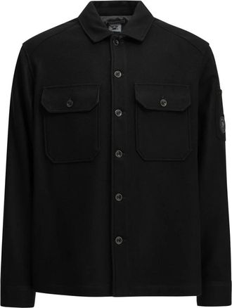 C.P. Company C.p. Company - Chemise Logo Regular Fit - Homme - Vestes - Noir - Taille: M
