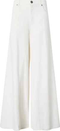 Pinko Pinko, Femme, Pantalons, Blanc, Taille: W26 Winona Wide Leg