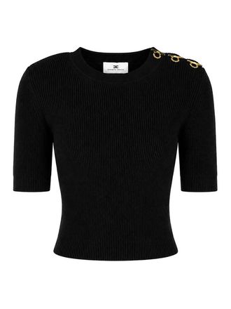 Elisabetta Franchi Top - Noir