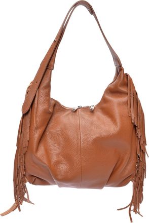 Isabella Rhea Braun Rindsledertasche