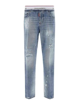 Dsquared2 Jean Droit - Bleu