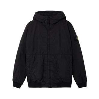 Stone Island Crinkle Reps NY Bomber Jacket - - Jackets - Herren - Schwarzk - XL