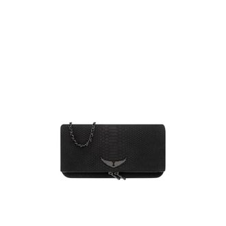 Zadig&Voltaire Shoulder bag with logo - - Bags - Damen - Schwarzk - ONE SIZE