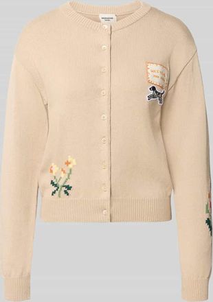 Max Mara Regular Fit Strickjacke aus Baumwoll-Mix Modell TEIERA