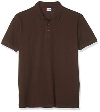 Clique Classic Lincoln Polo, Marron foncé, XL Homme