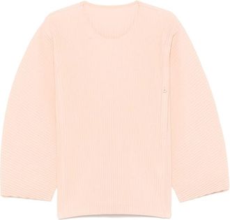 Issey Miyake Homme, Pulls, Rose, Taille: L Pulls &agrave; col rond